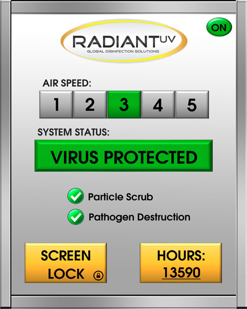 Ultraviolet_Air_System_Status_Screen | NH Industrial Filter Water ...